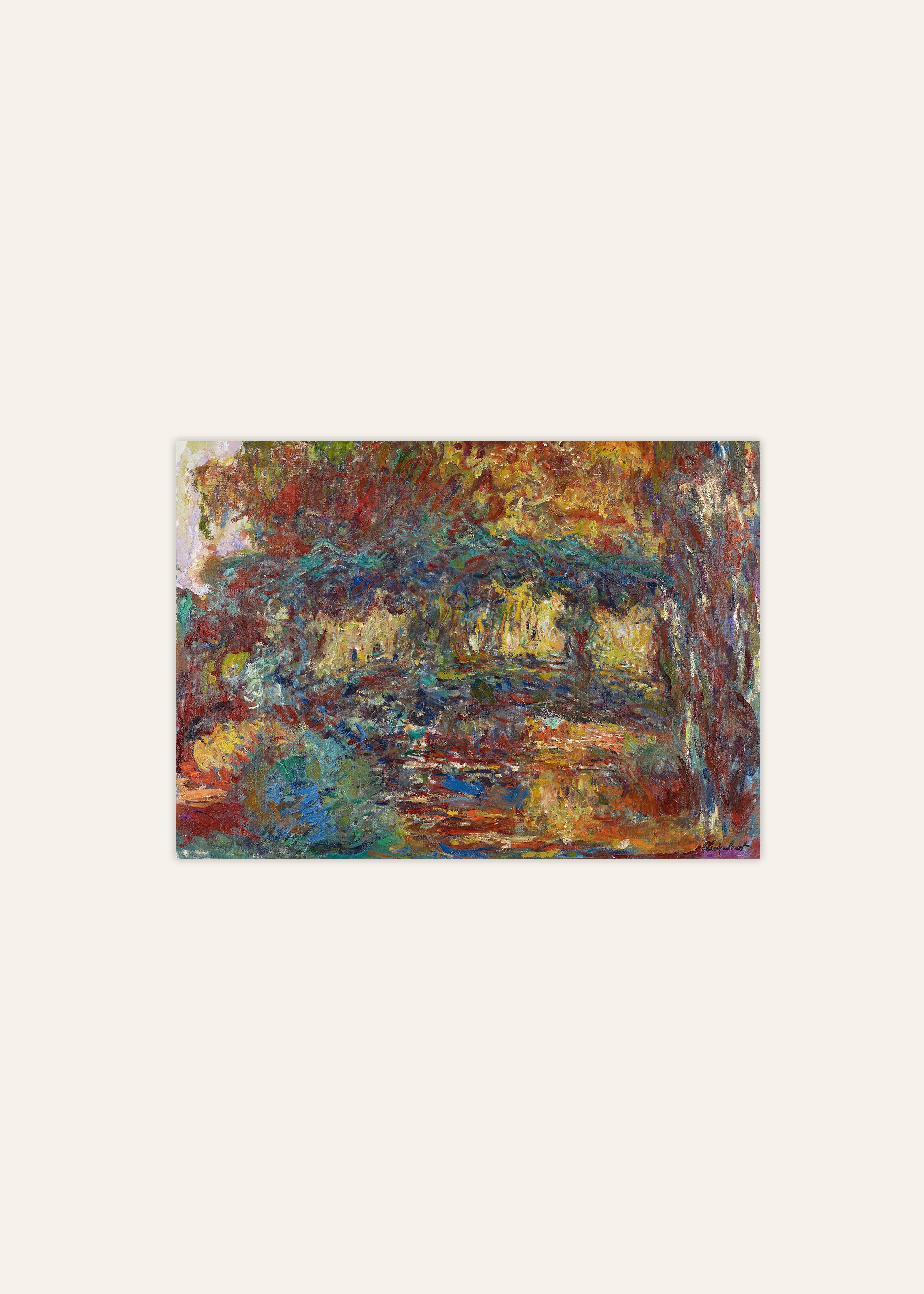 Claude Monet - The Japanese Footbridge Poster – LEVING